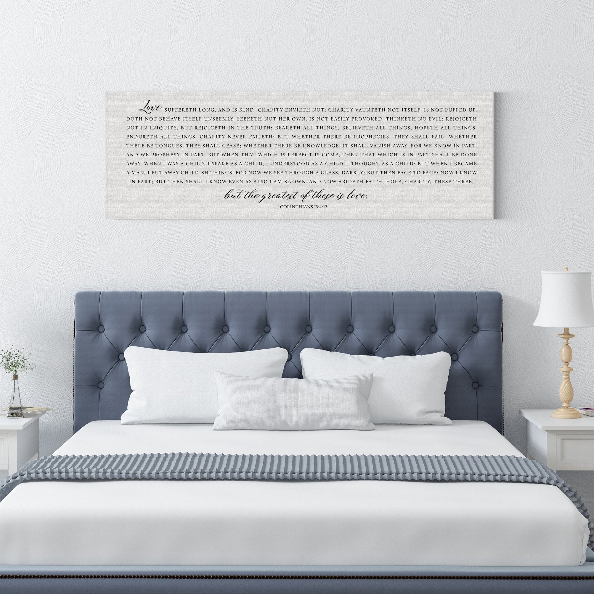 The Greatest of These is Love Sign | Scripture Wall Art | 1 Corinthian ...