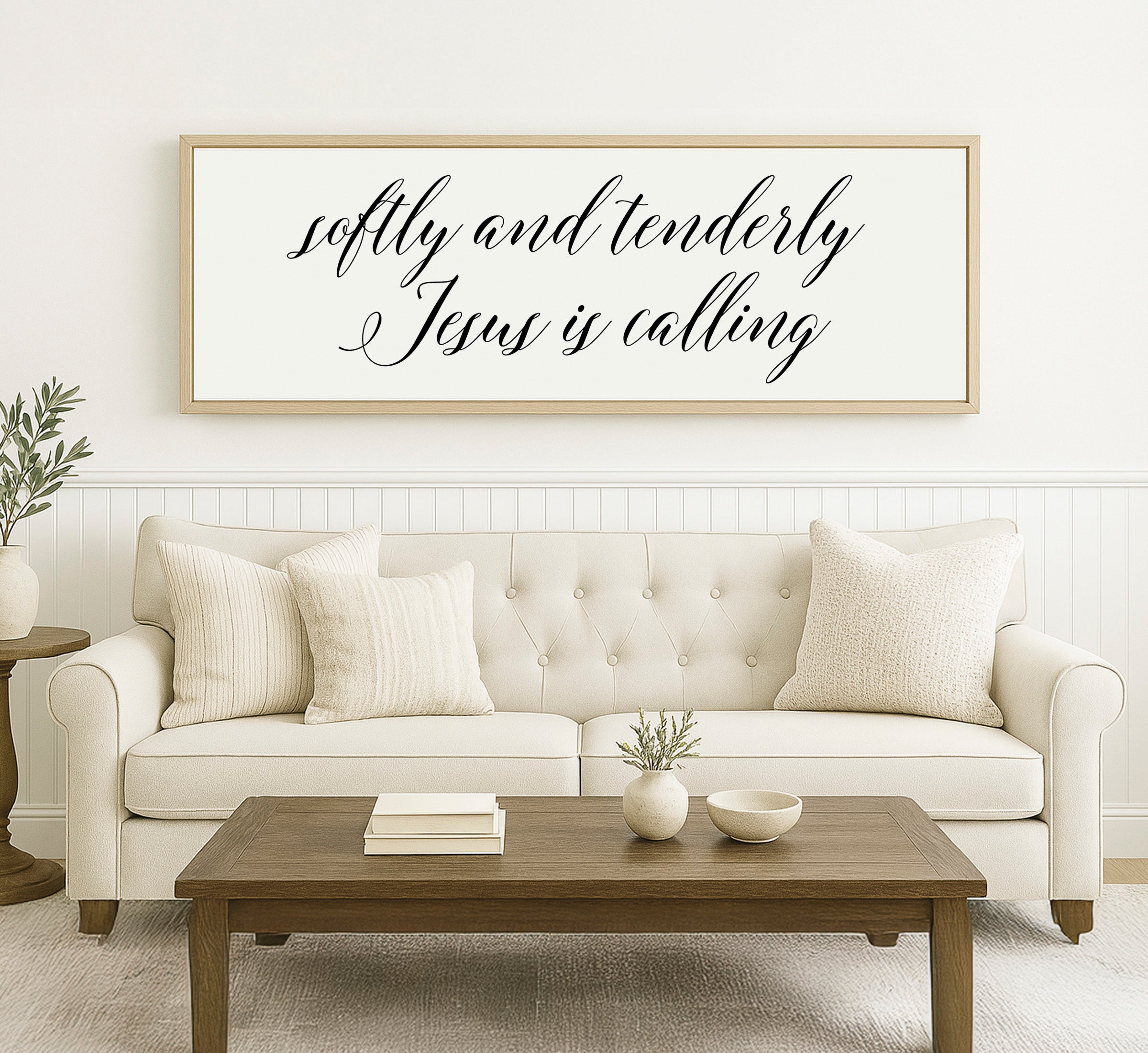 Softly And Tenderly Jesus Is Calling Sign | Christian Wall Art ...