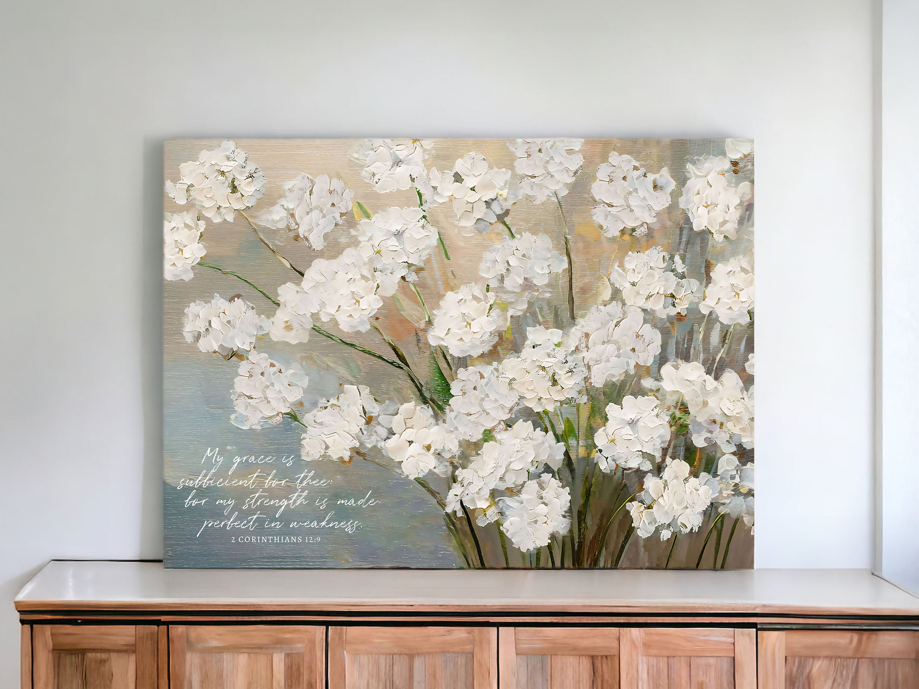 My Strength is Made Perfect In Weakness | Christian Canvas Art ...