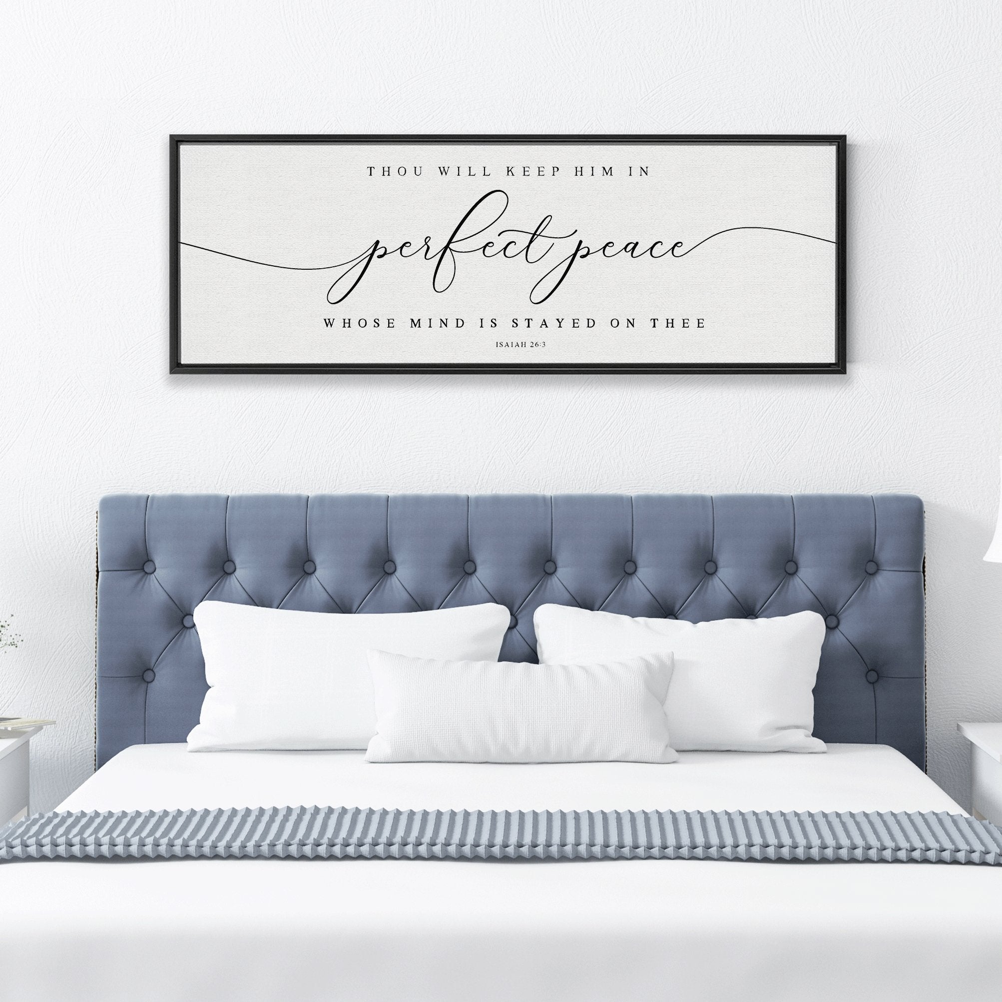 Thou Will Keep Him In Perfect Peace | Scripture Wall Art Isaiah 26:3 ...